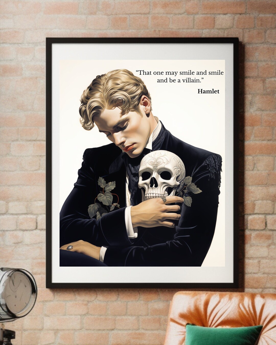 Hamlet Poster Hamlet Quote Print Shakespeare Wall Art - Etsy