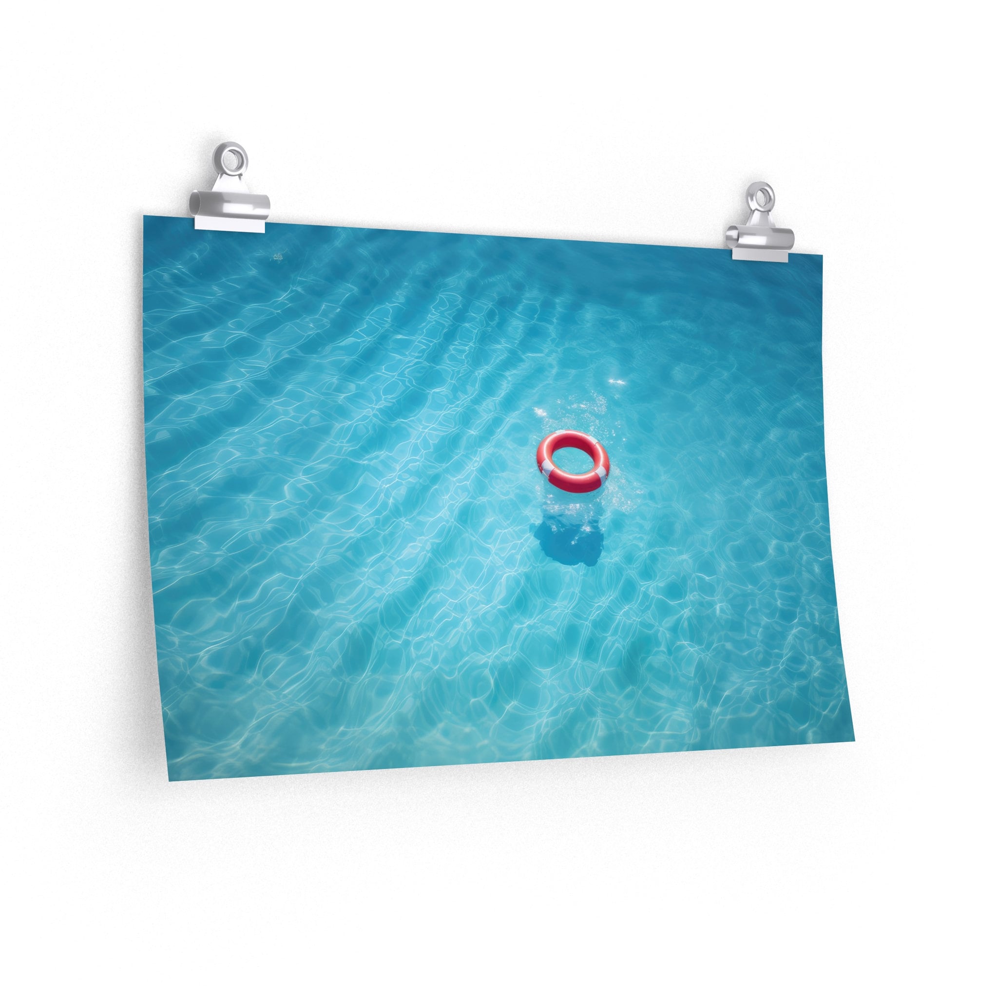 Swimming Pool Poster Water Print Poster Floatie Poster Summer Decor ...
