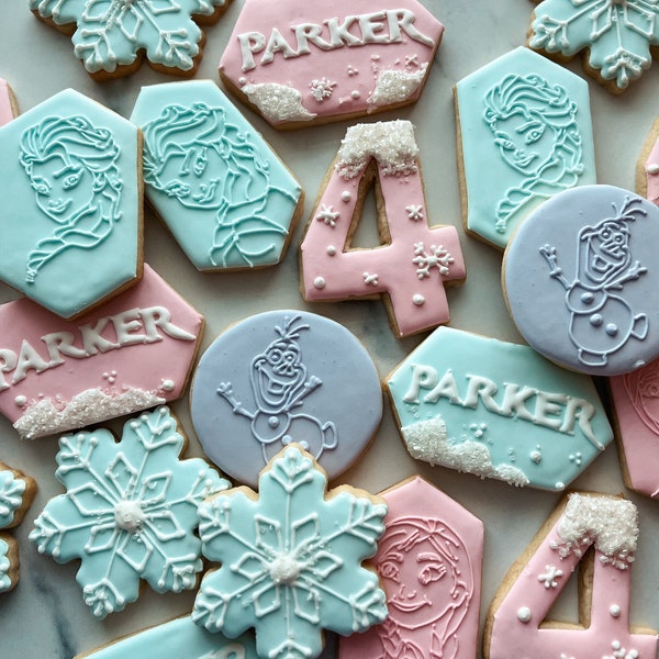 Frozen Cookies - Etsy
