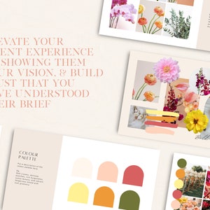 Wedding Florist Proposal Template | Event Floral Design Mood Board ...