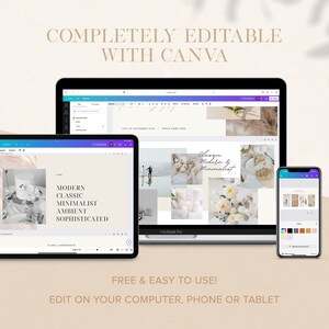 Wedding Florist Proposal Template | Editable in Canva | Event Floral ...