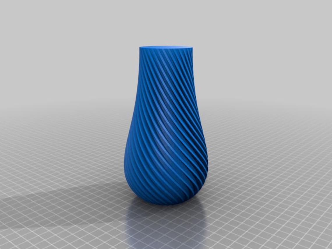 Modern Plant Pot STL File for 3D Printing, Unique Planter Design ...