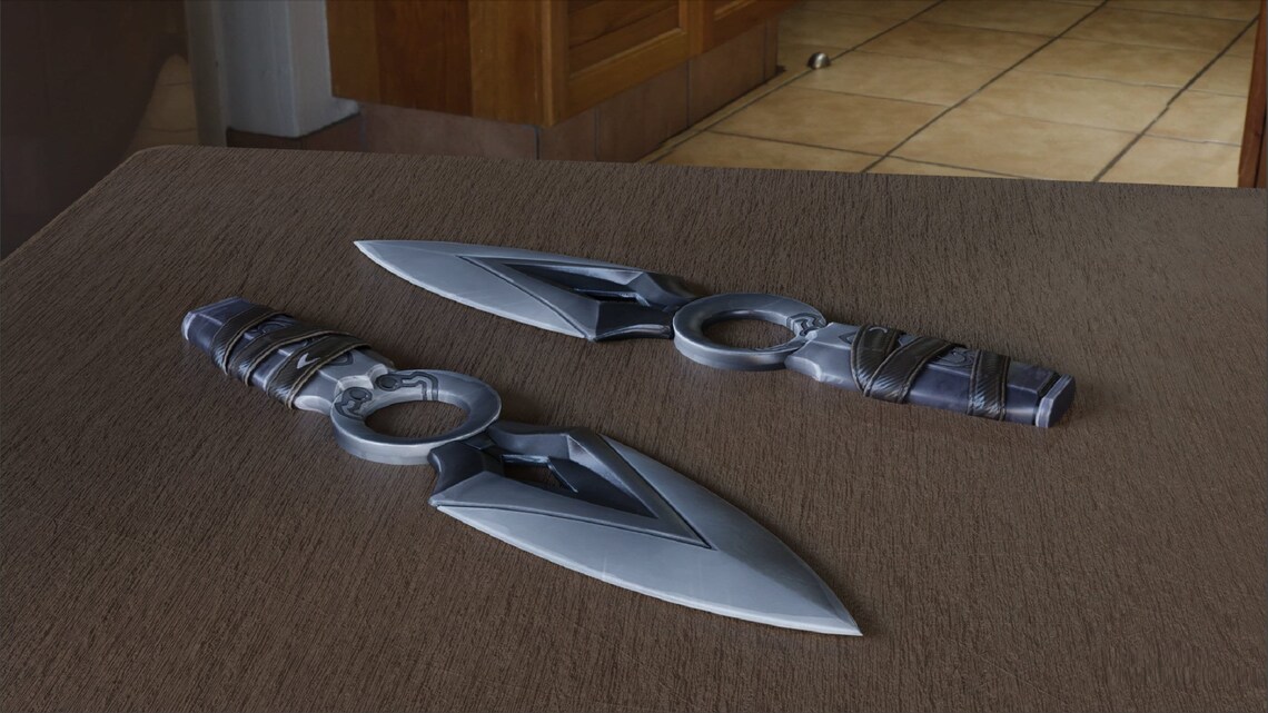 Valorant Jett Knife,3d Models, High Quality Printed, Valorant Game Toys ...