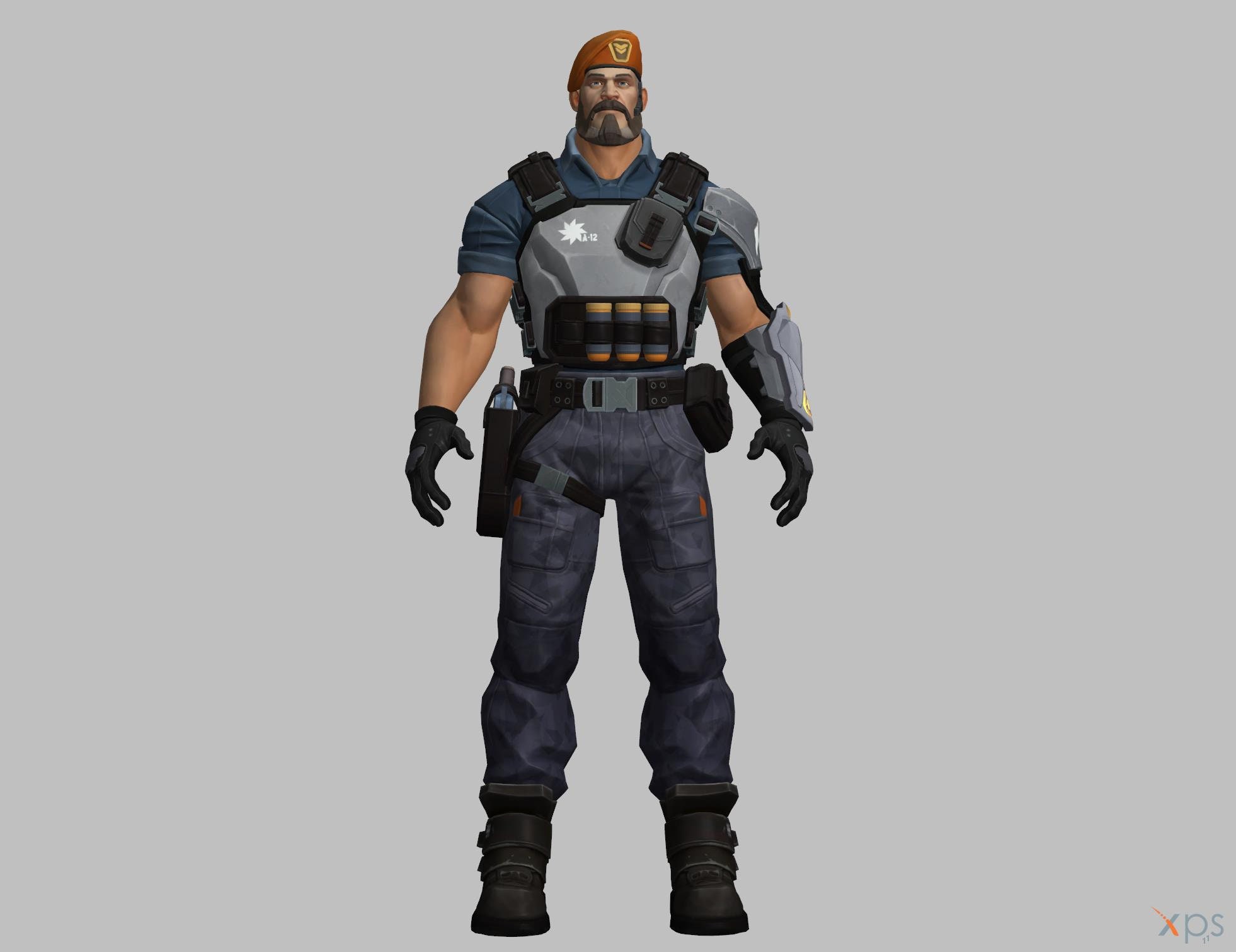 Valorant Brimstone Figure,3d Models, High Quality Printed, Valorant ...