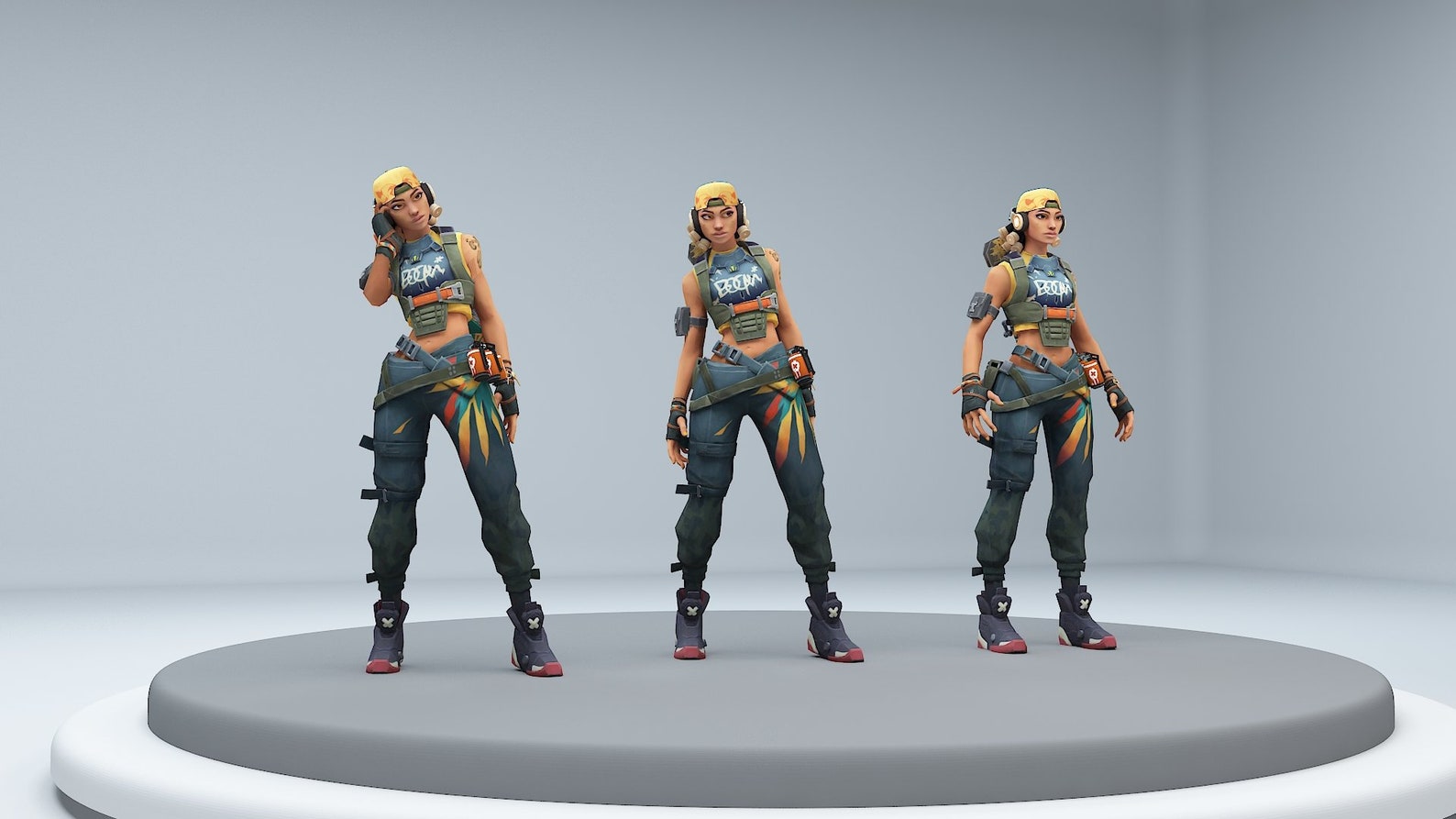 Valorant Raze Ultimate Pose Figure,3d Models, High Quality Printed ...