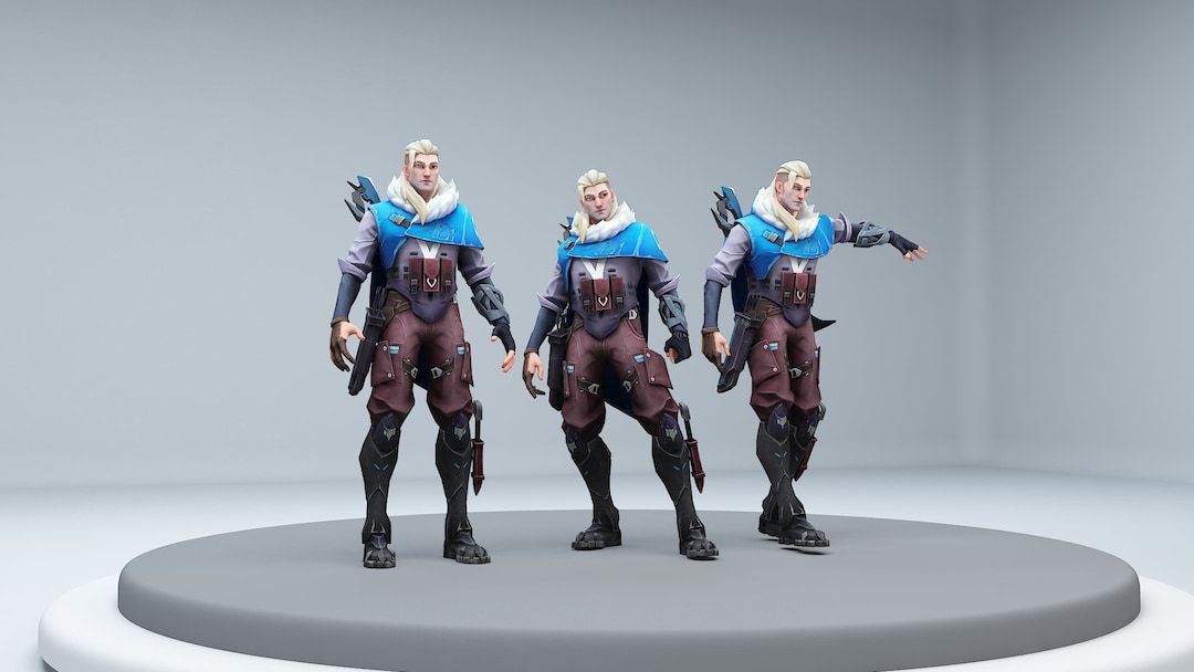 Valorant Sova Pose Figure,3d Models, High Quality Printed, Valorant ...