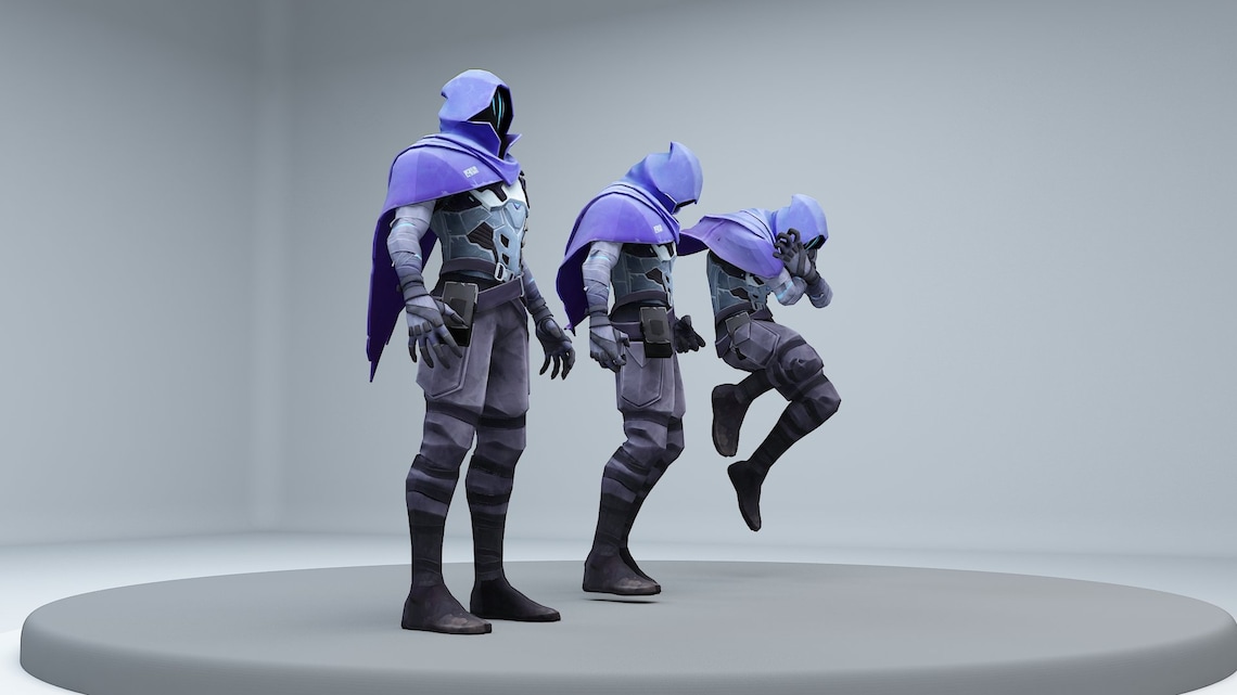 Valorant Omen Ultimate Pose, 3D Models, High Quality Printed, Valorant ...