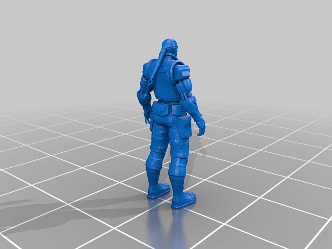 Valorant Breach Figure, 3D Models, High Quality Printed, Valorant Game ...