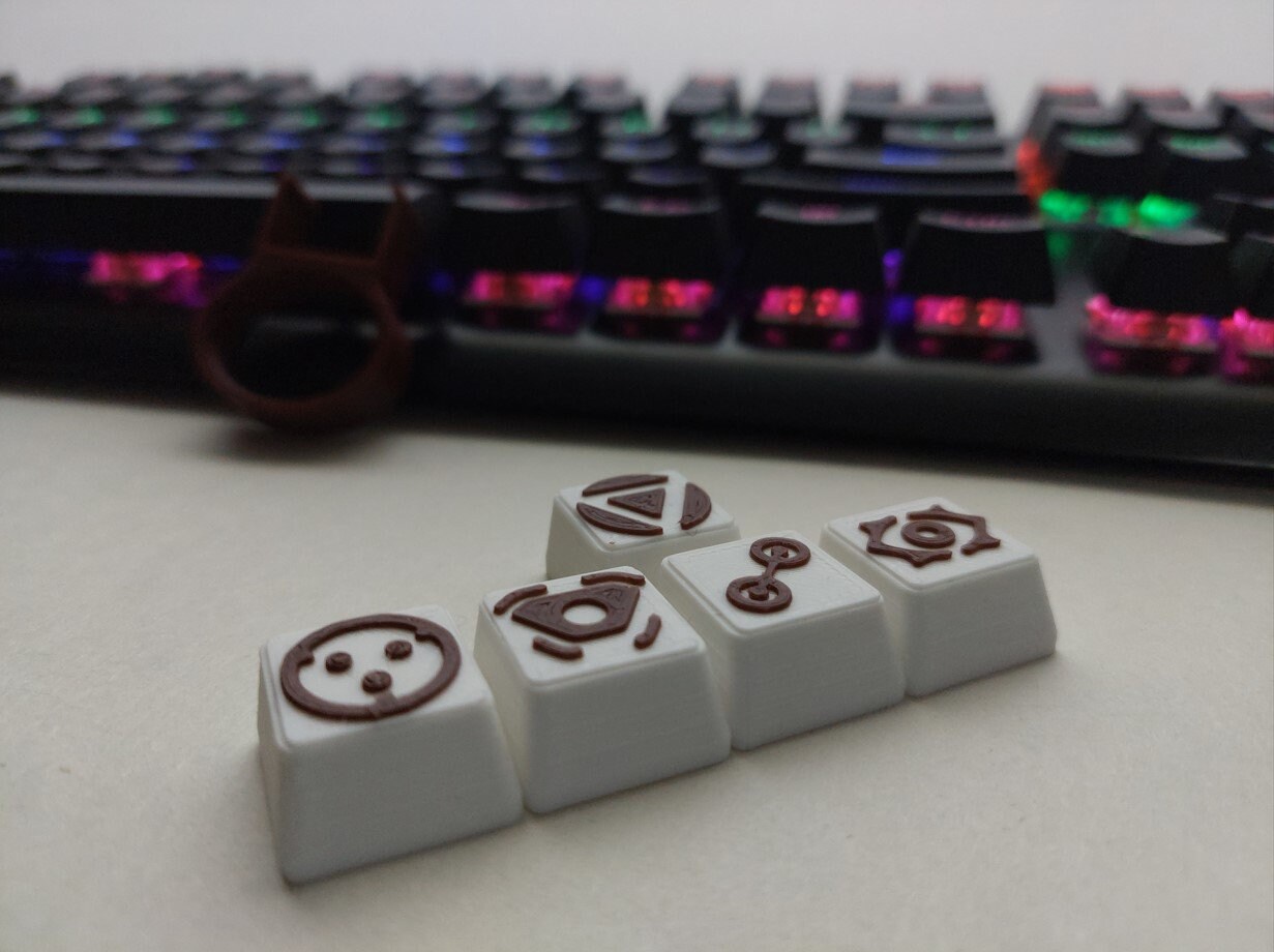 Valorant Cypher Keycaps,3d Models, High Quality Printed, Valorant Game ...