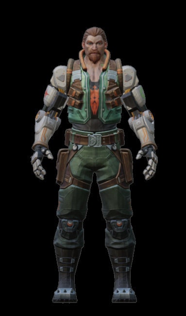 Valorant Breach Figure, 3D Models, High Quality Printed, Valorant Game ...