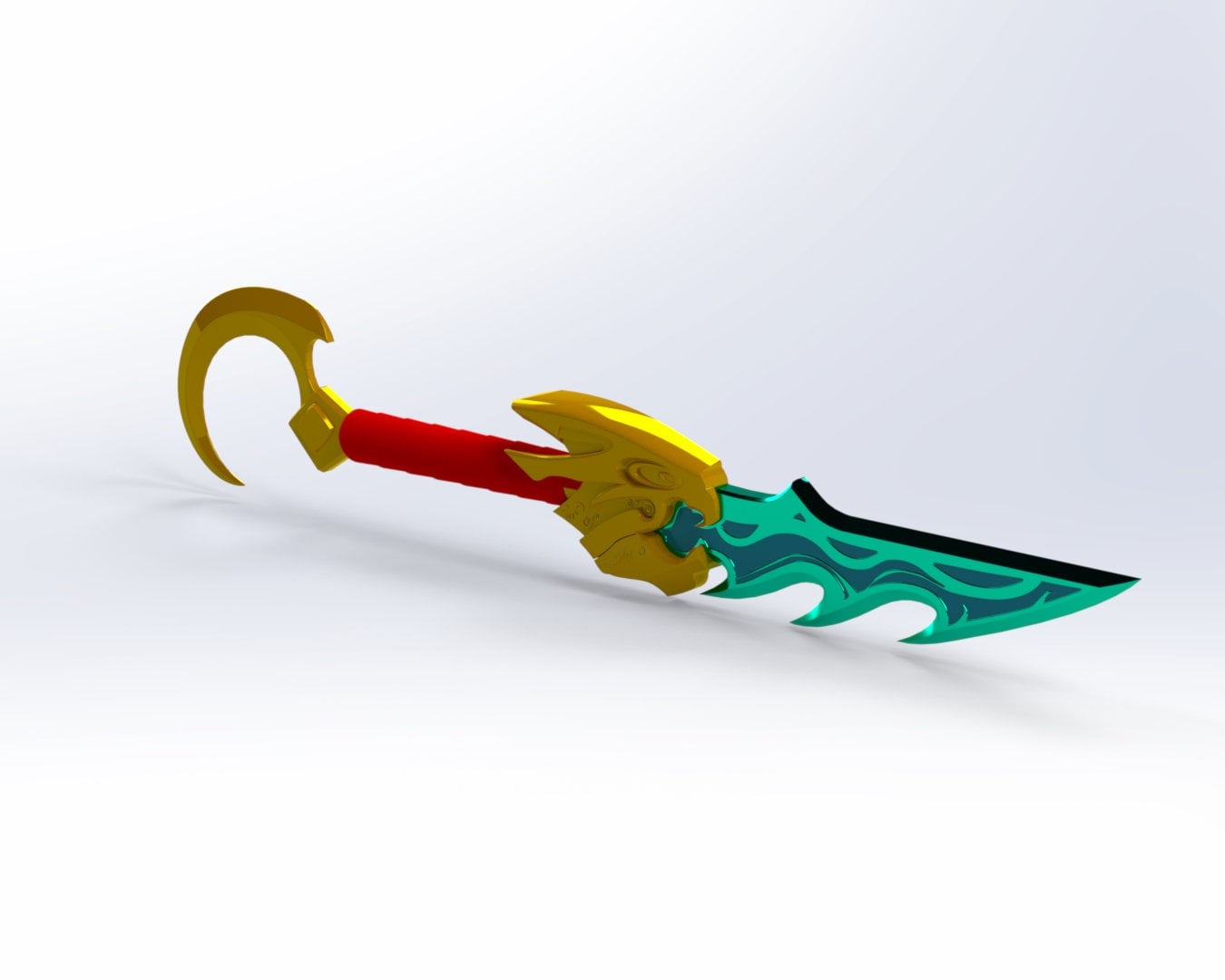 League of Legends-pyke Sword, 3D Digital Printing STL File for 3D ...