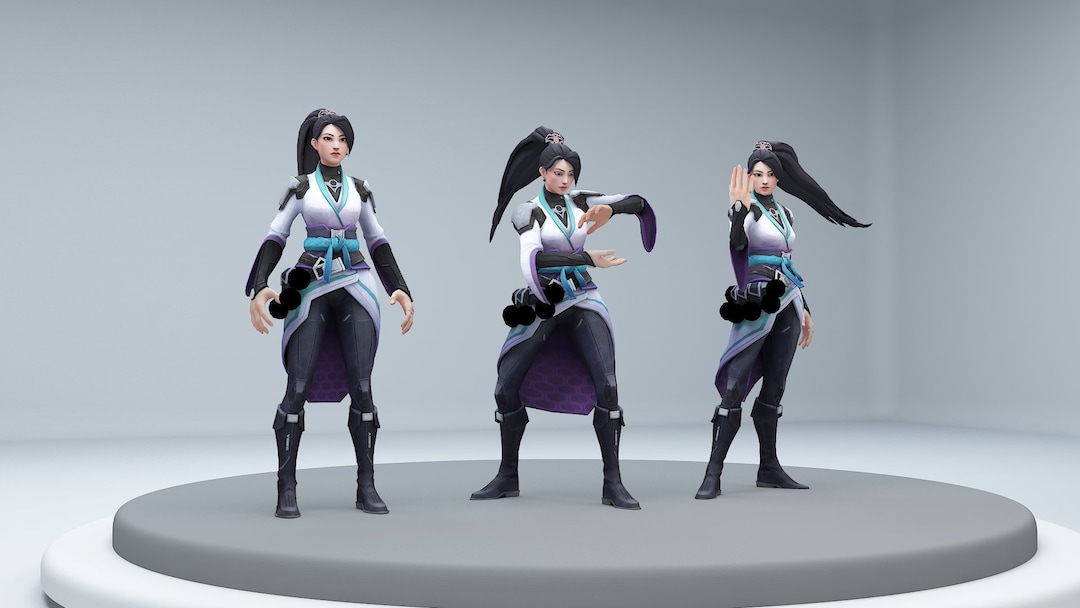 Valorant Sage Figure,3d Models, High Quality Printed, Valorant Game ...