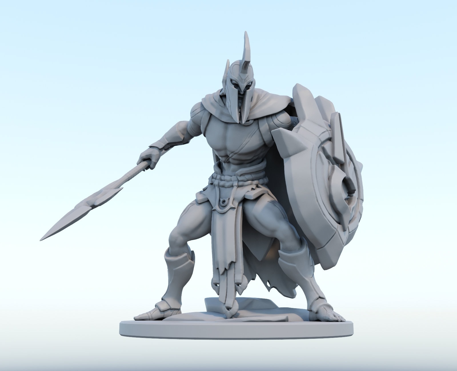 League of Legends-pantheon Figure, 3D Digital Printing STL File for 3D ...