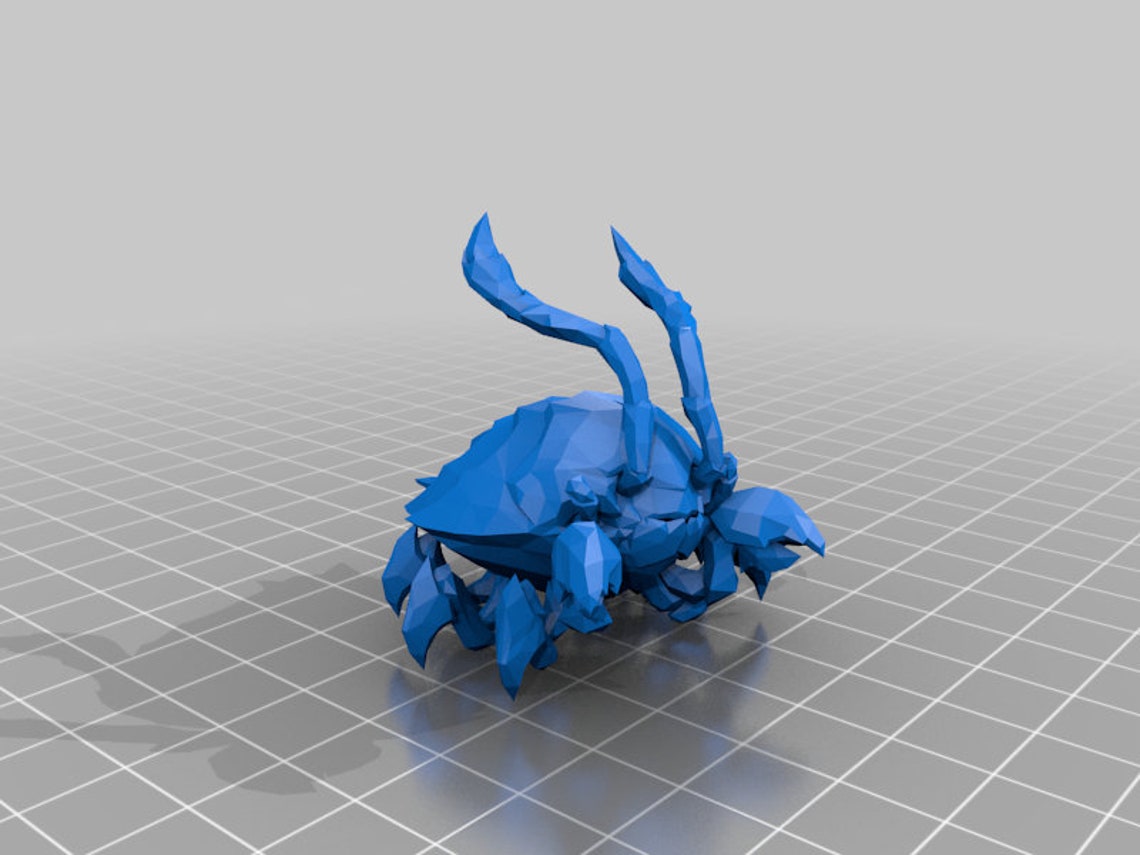 League of Legends-scuttle Crab Figure,3d Digital Printing STL File for ...