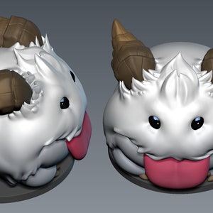 League of Legends-poro Figure,3d Digital Printing STL File for 3D ...