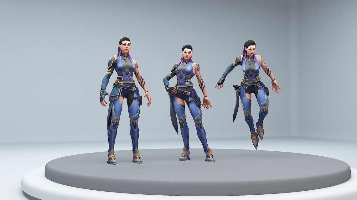 Valorant Reyna Figure,3d Models, High Quality Printed, Valorant Game ...