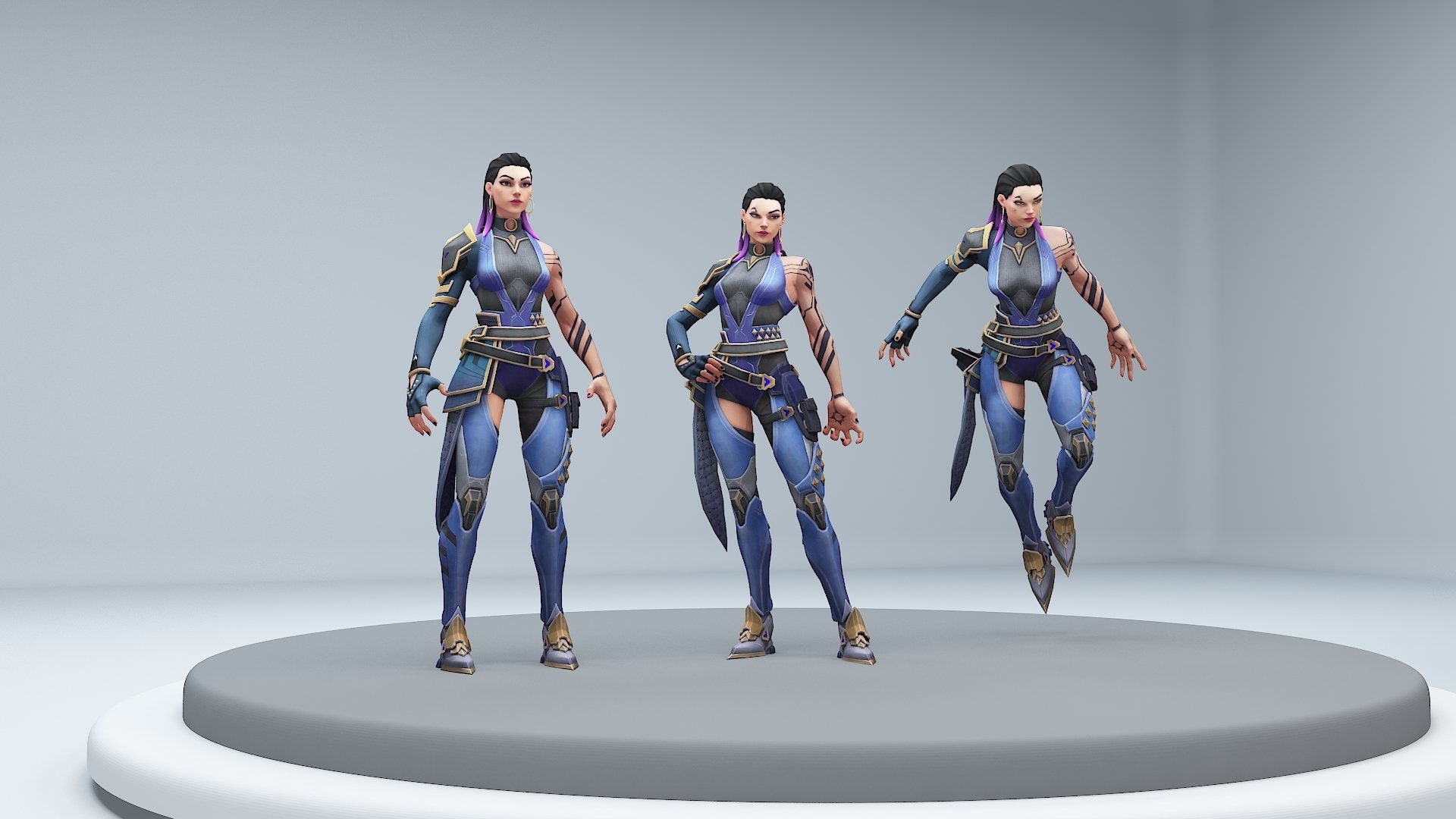 Valorant Reyna Figure,3d Models, High Quality Printed, Valorant Game ...