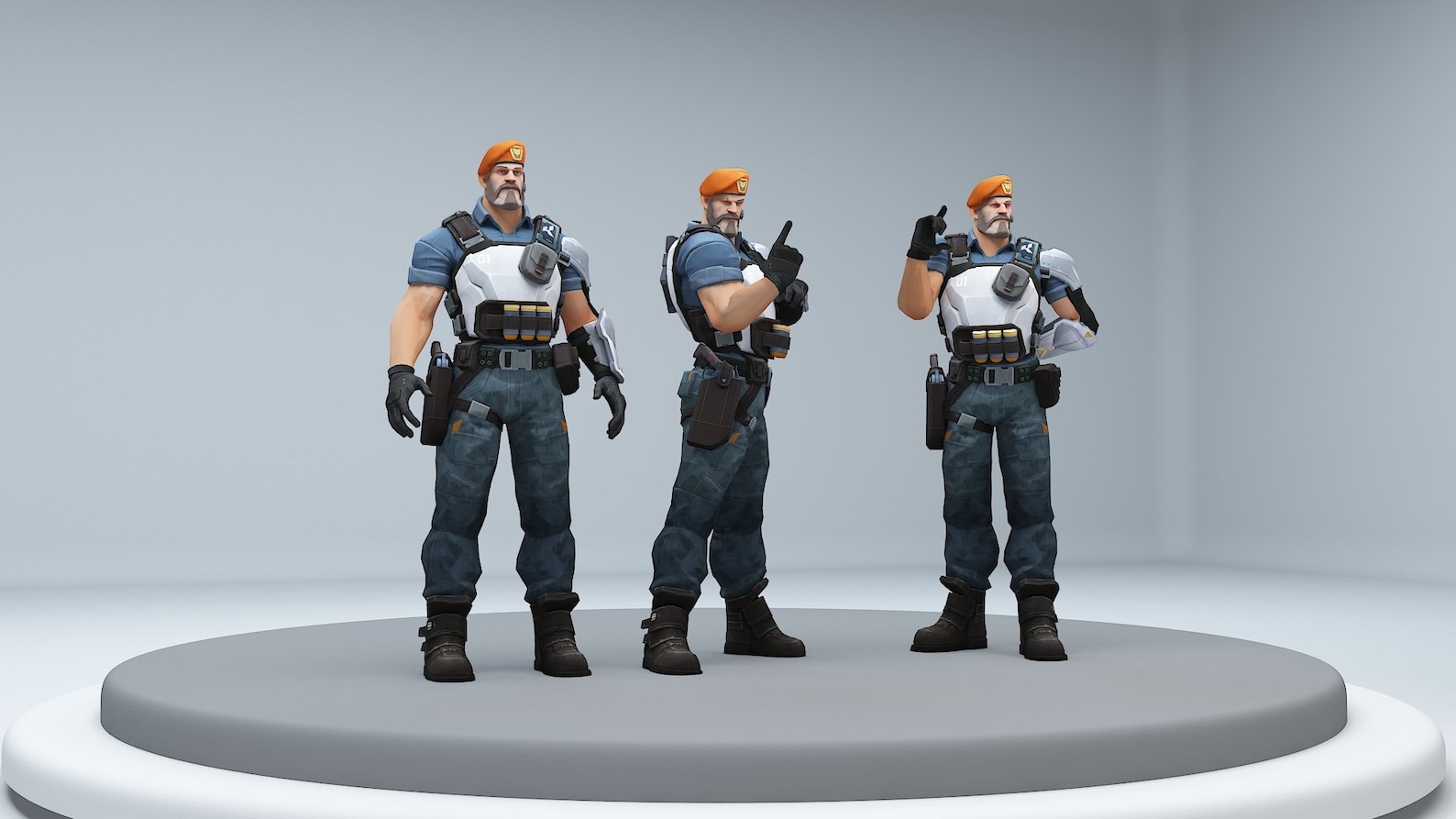 Valorant Brimstone Figure,3d Models, High Quality Printed, Valorant ...