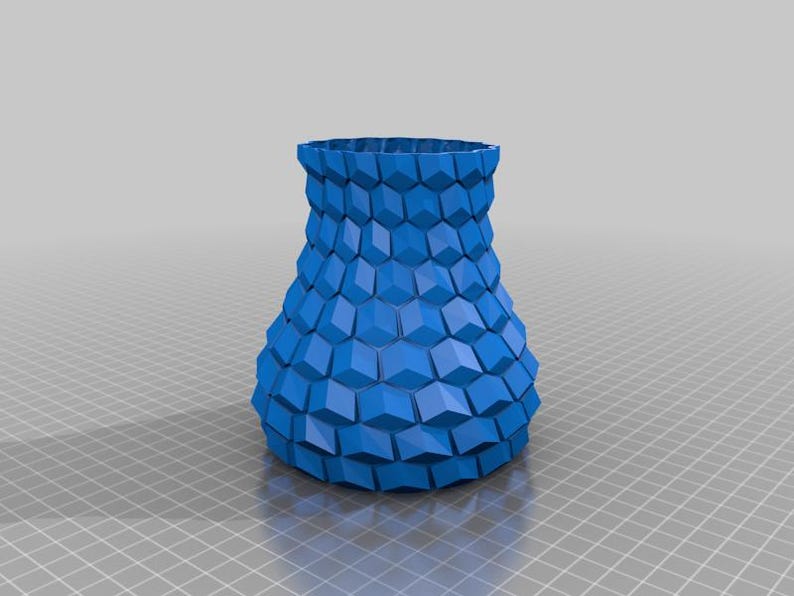 Modern Plant Pot STL File for 3D Printing, Unique Planter Design ...