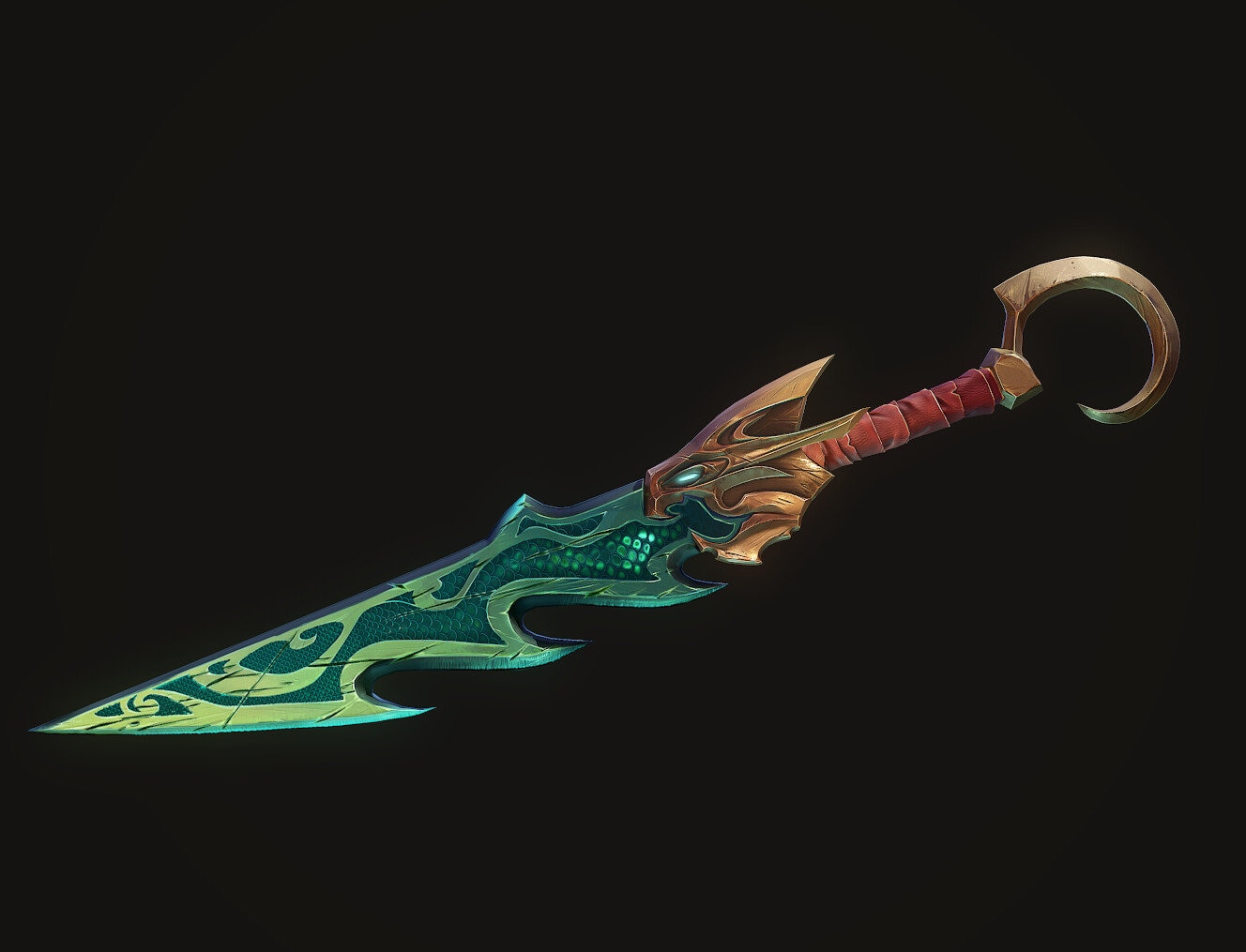 League of Legends-pyke Sword, 3D Digital Printing STL File for 3D ...