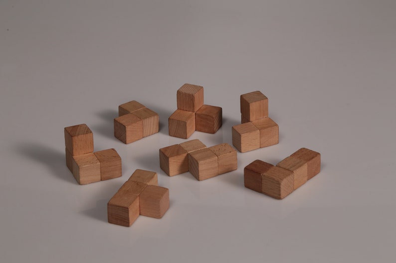 Wood Soma Cube - Etsy