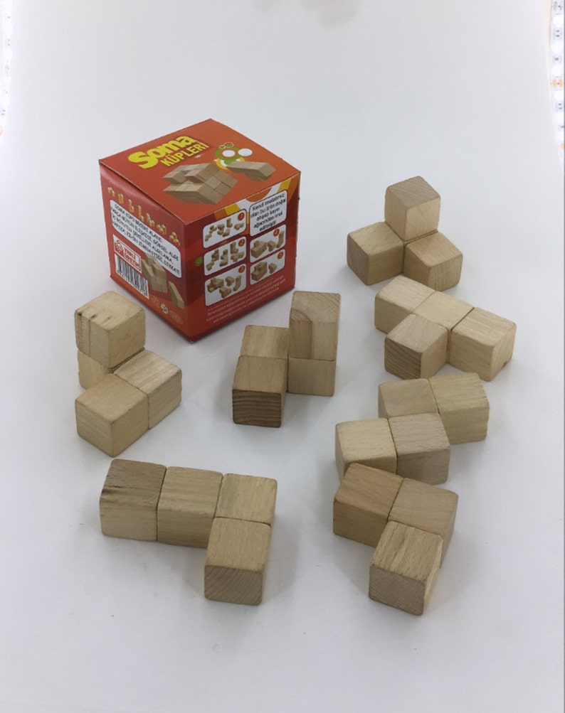 Wood Soma Cube - Etsy