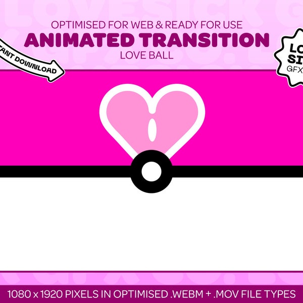 Pokeball Overlay - Etsy