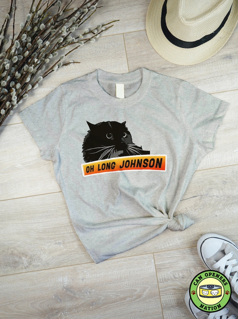 Oh Long Johnson Oldschool Shirt for Cat Lovers, Talking Cat Funny Video ...