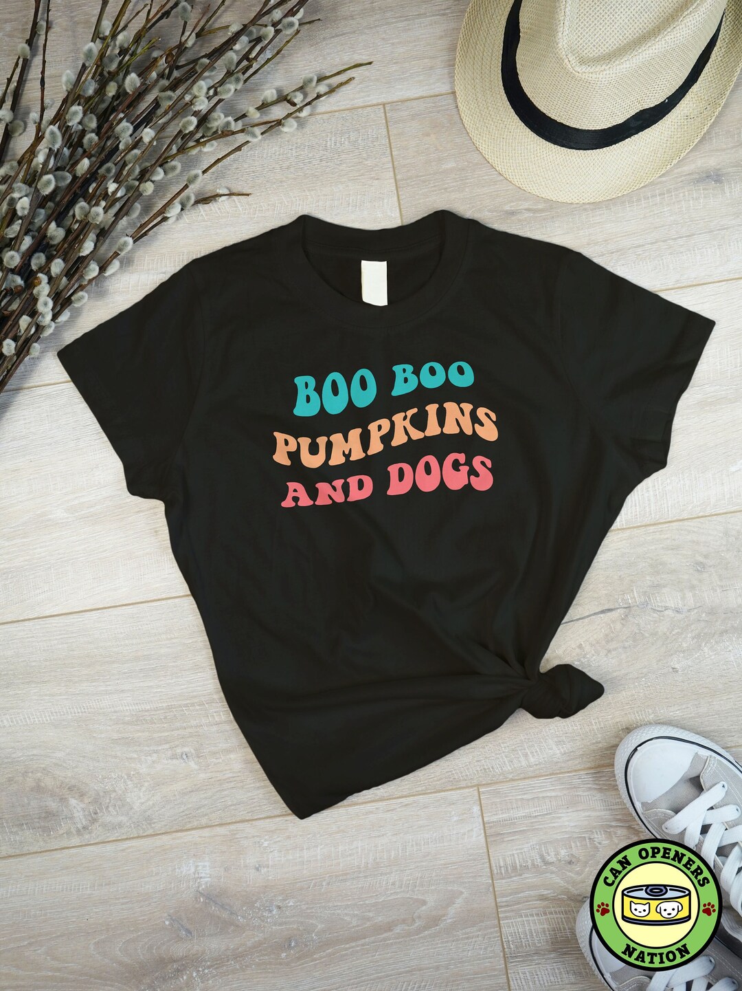 Boo Boo, Pumpkins and DOGS Halloween Shirt for Dog Lovers, Funny Puppy ...