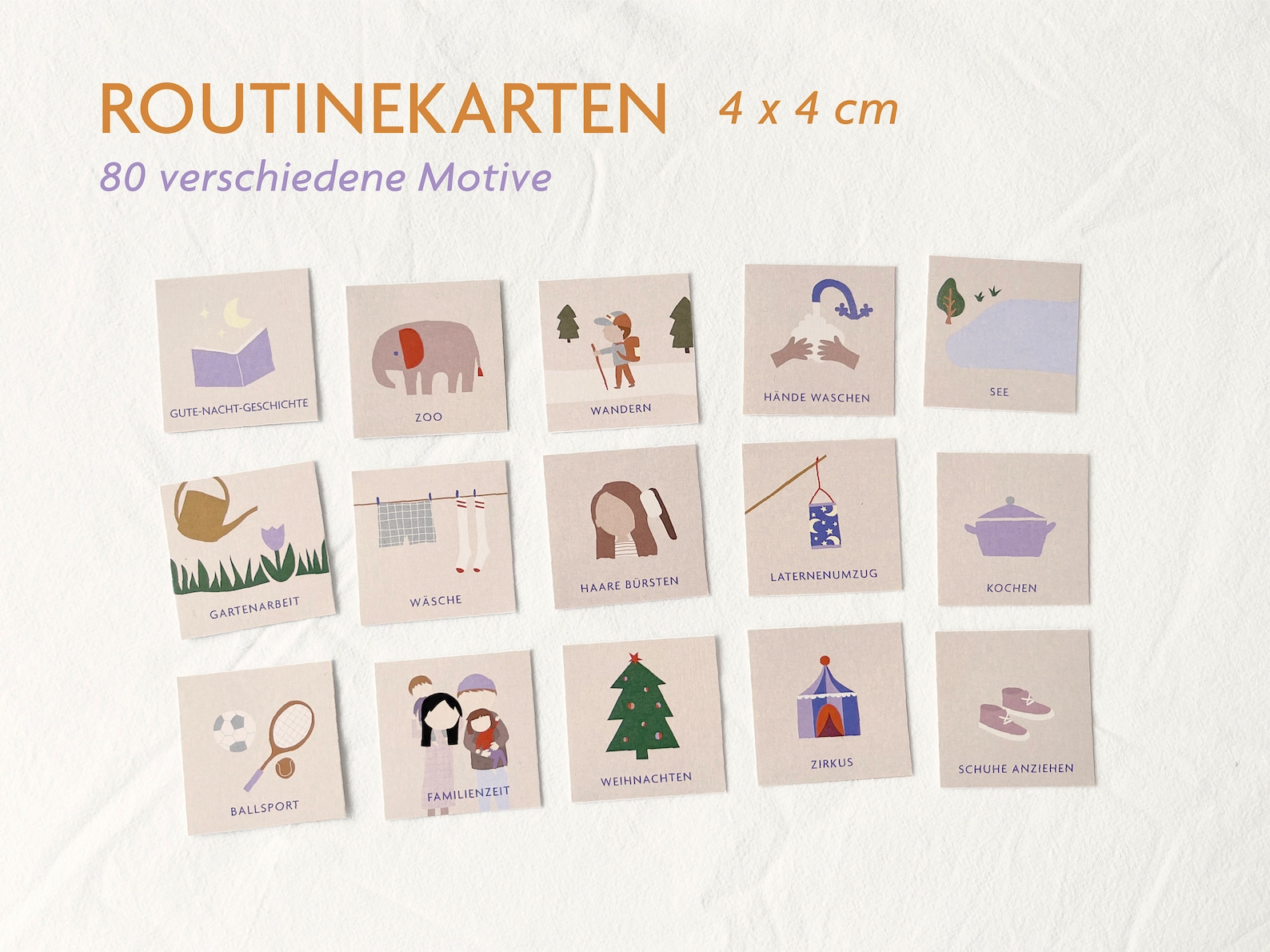 80 Routinekarten für Kinder | Tagesroutine, Tagesplan | digitale ...