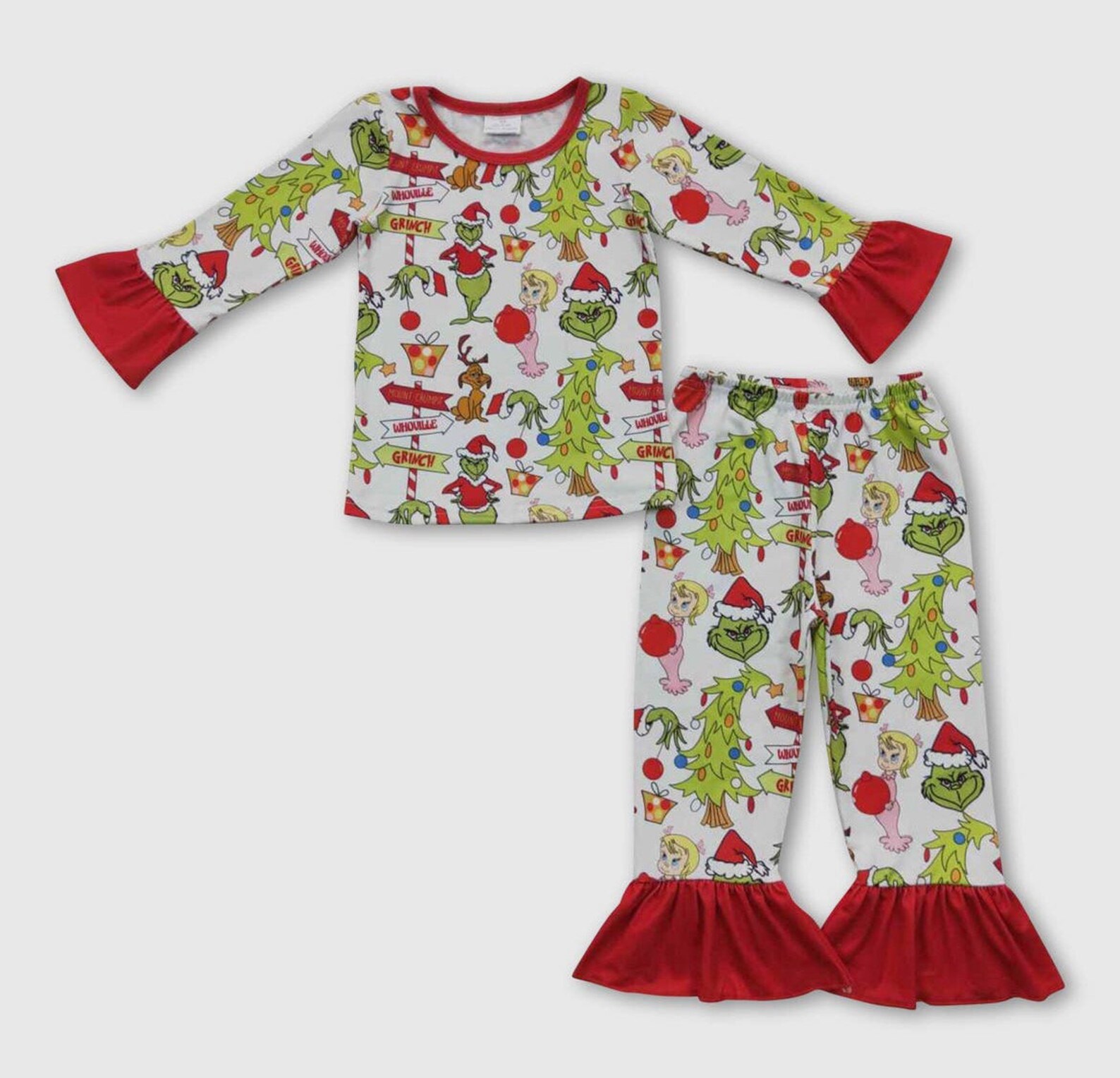 Girly Grinch Set - Etsy