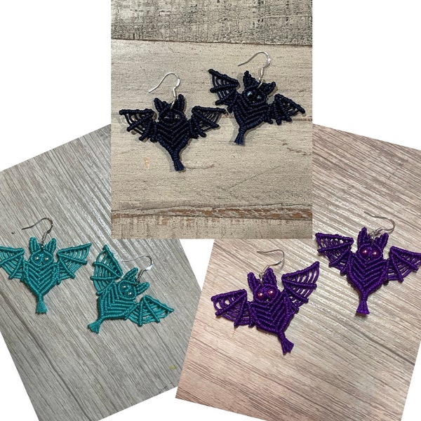 Macrame Earrings - Etsy
