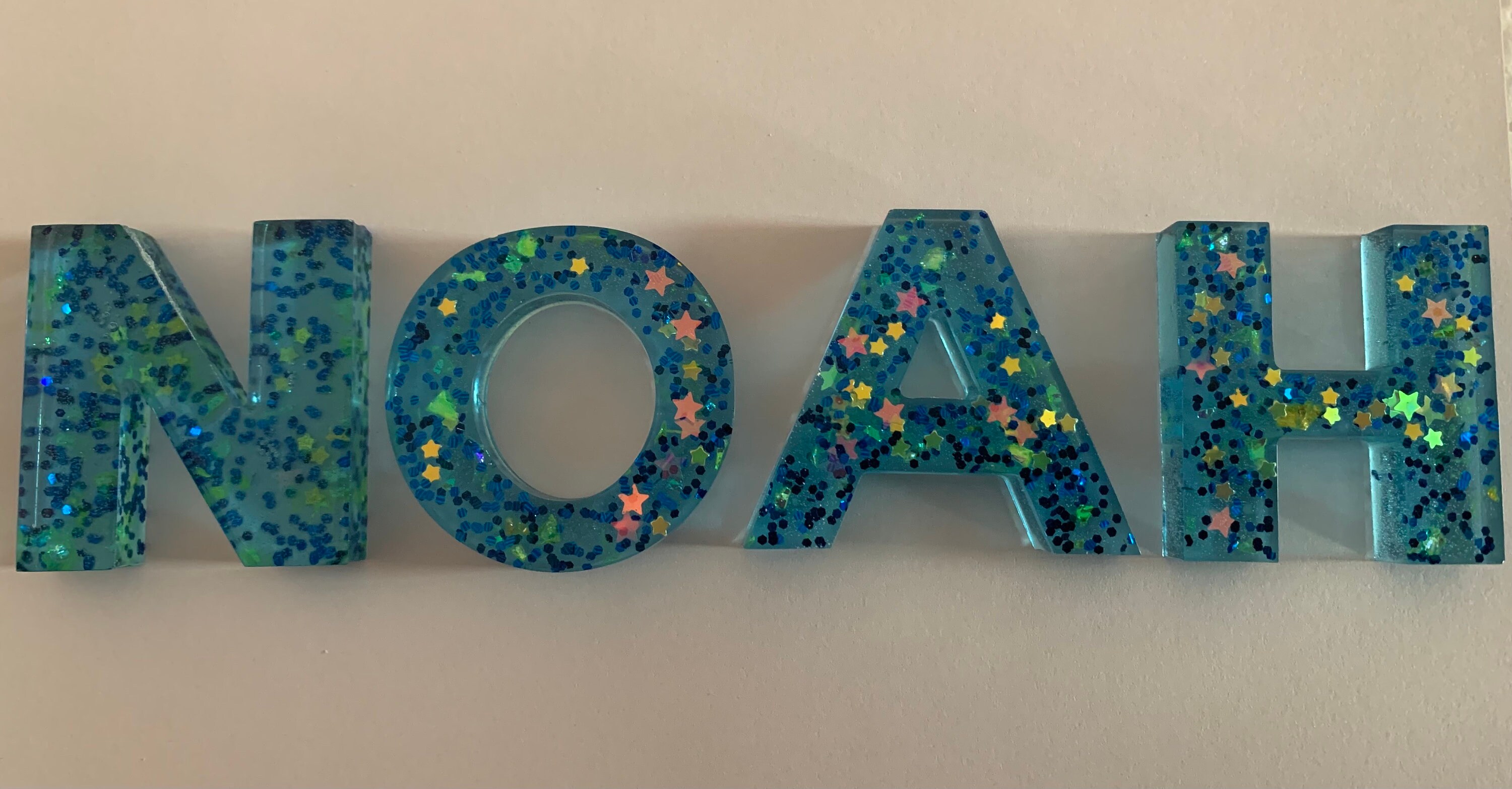 Resin Name Letters Personalised Individual Letters Light up Letters ...