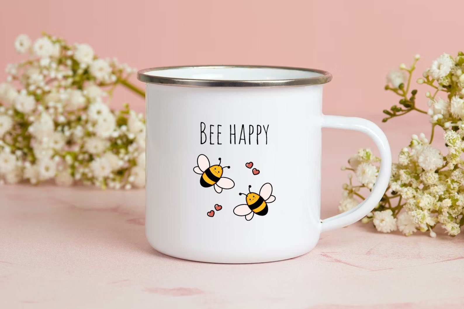 Bee Happy Bee Heart Mug Design Cricut Mug Press SVG Mug Press SVG ...