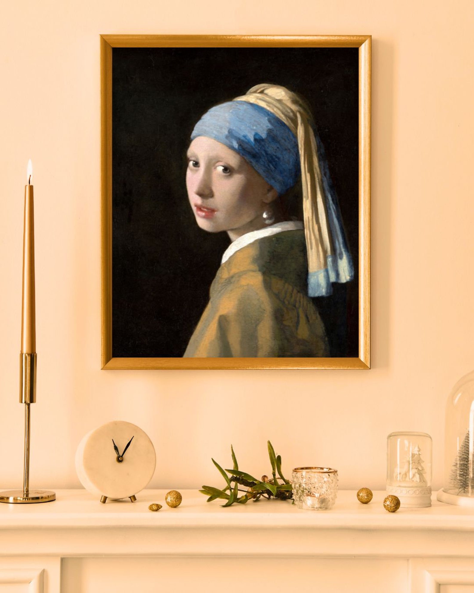 The Girl With the Pearl Earring by Johannes Vermeer Poster Print Wall ...