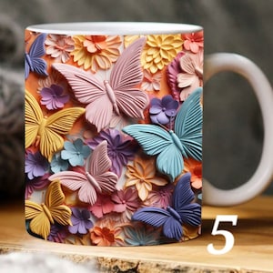 Butterfly Mugs - Etsy