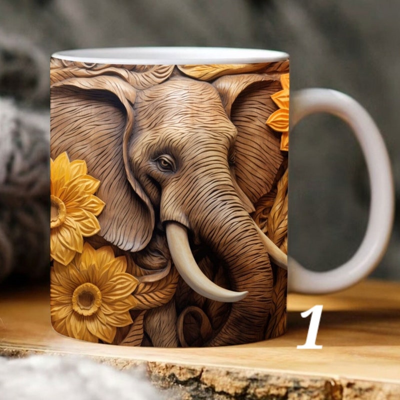 White Elephant Mugs - Etsy