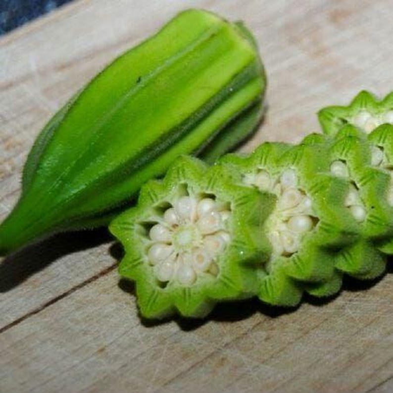 Star of David Okra Seeds, Iraqi Heirloom, Non-gmo - Etsy