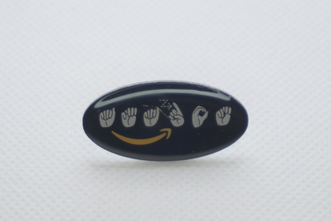 Employee ASL Sign Language "amazon" Pin - Etsy