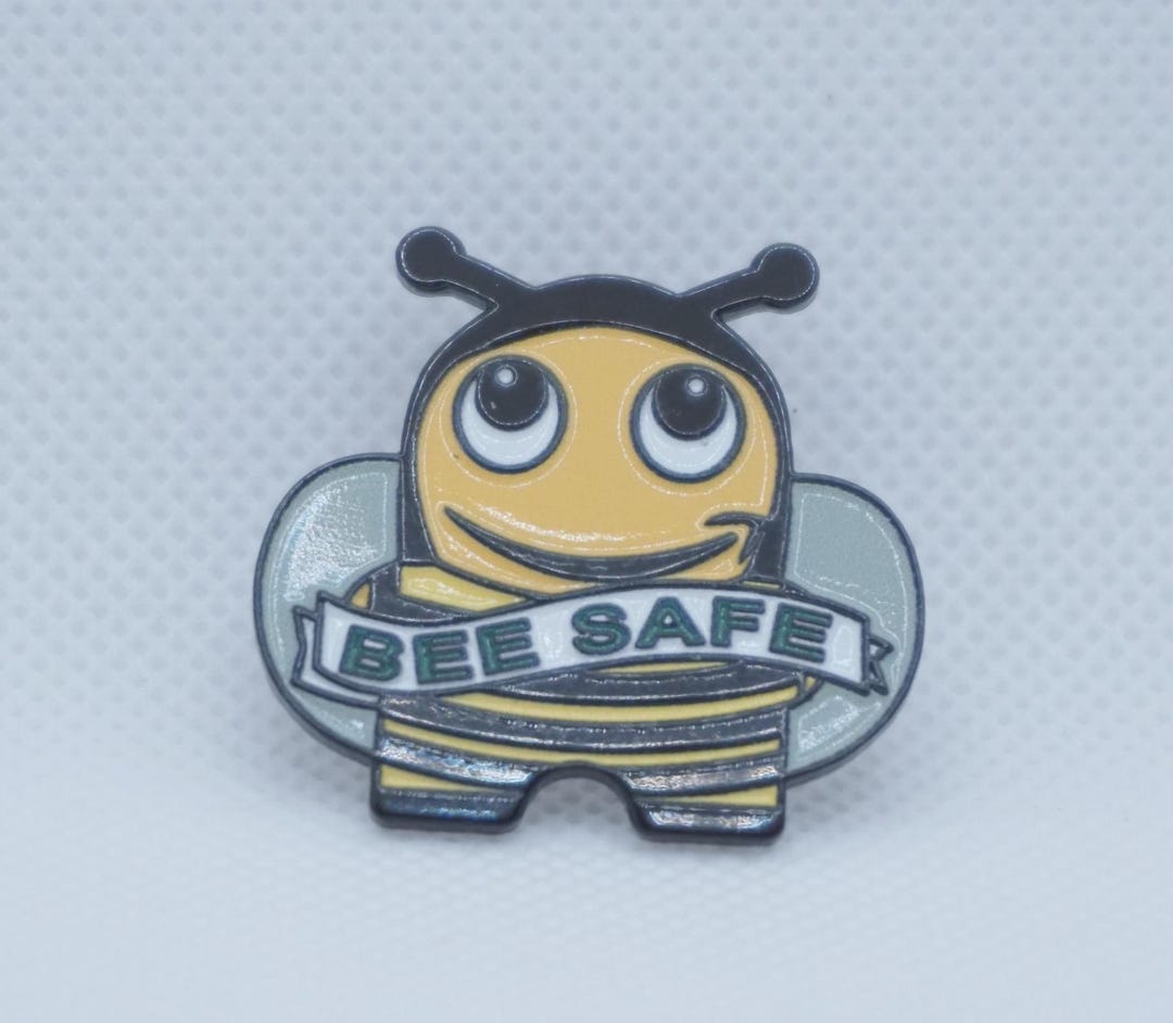 Amazon Peccy Safety "bee Safe" Employee Vest Pin - Etsy