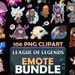 League of Legends EMOTE PNG BUNDLE Printable 106 Png Pack League of ...