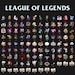 League of Legends EMOTE PNG BUNDLE | Printable 106 Png Pack | League of ...