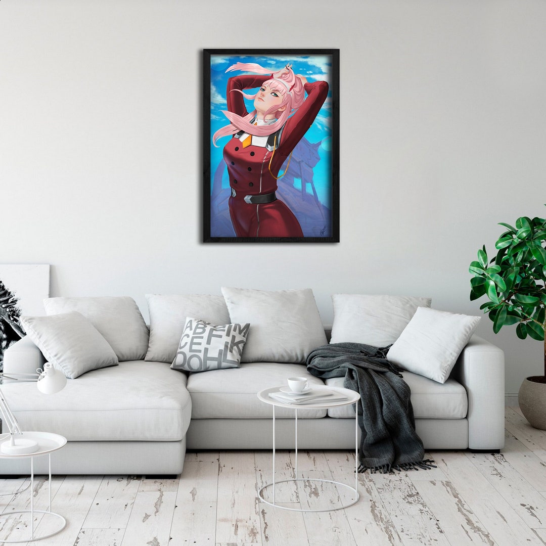 Zero Two Poster Printable Poster Instant Download Darling Darling in ...