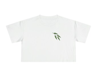 Reggae Rasta Striped Cannabis Leaf Crop Tee - Etsy