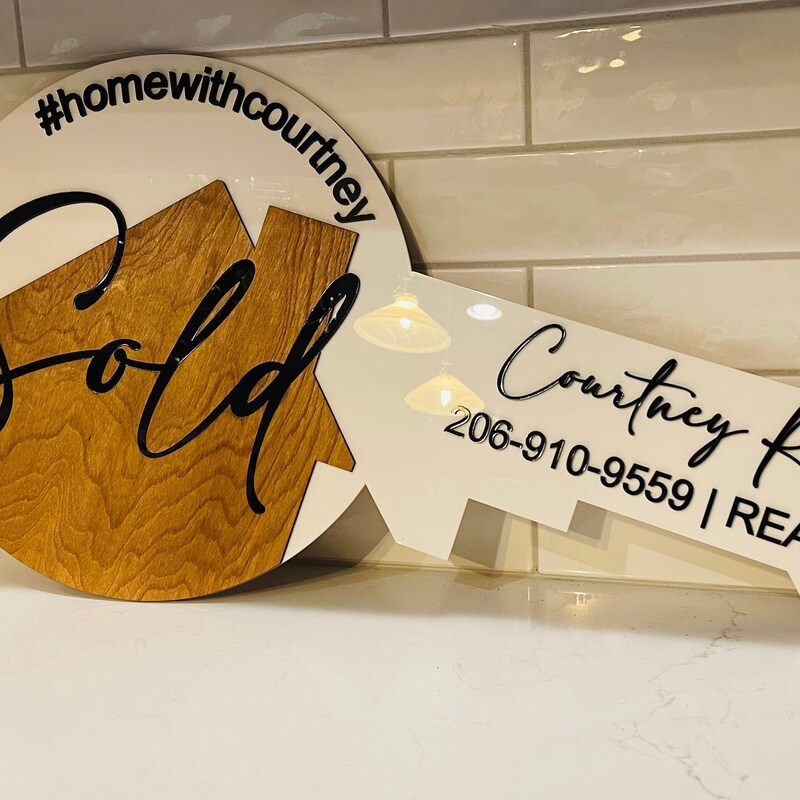 Sold Key Sign - Etsy