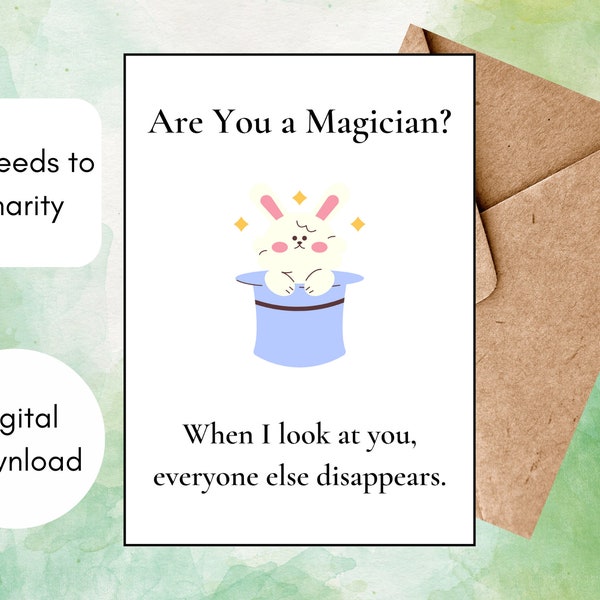 Bunny Pun Card - Etsy