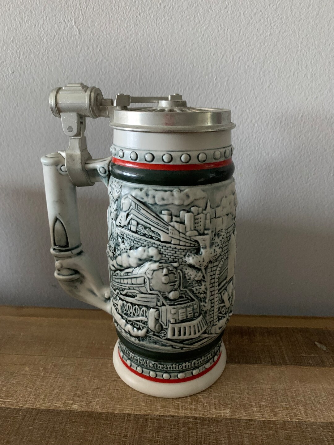 1982 Avon “age of the Iron Horse” Beer Stein, Vintage Avon Train Beer ...