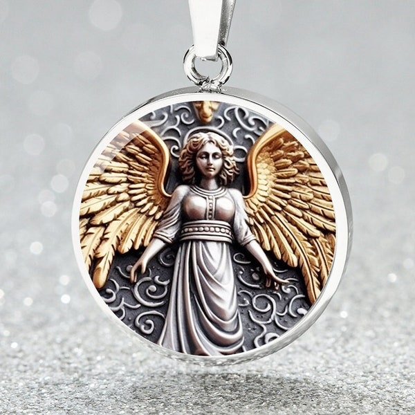 Necklace Angel - Etsy
