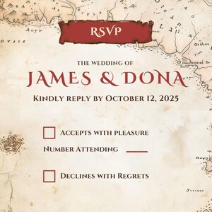 Alternative Wedding Invitation, Fantasy Theme Wedding Bundle, RSVP ...