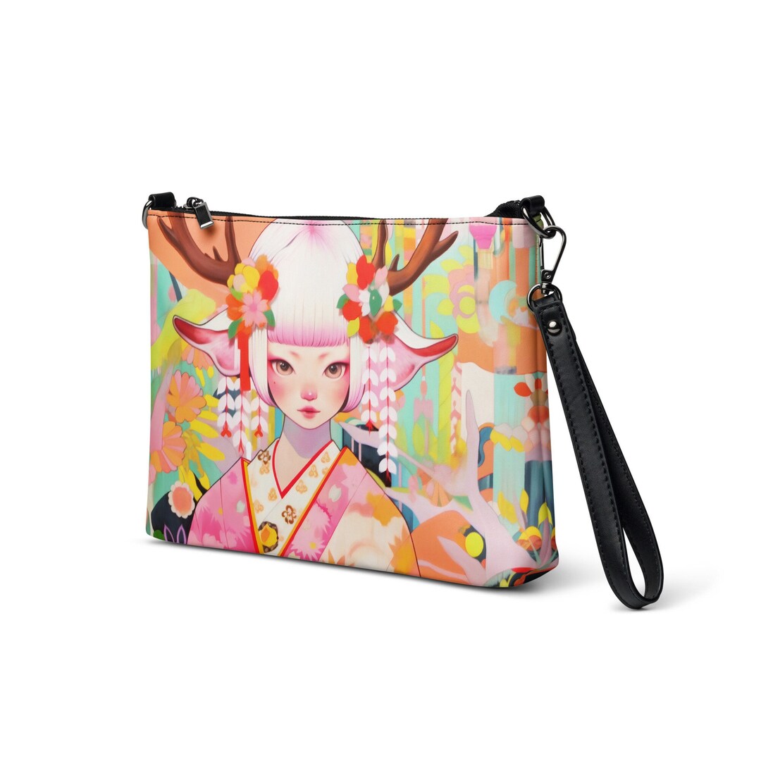 Anime Bag, Crossbody Bag, Manga Gift, Colorful Bag, Vegan Bag, Small ...